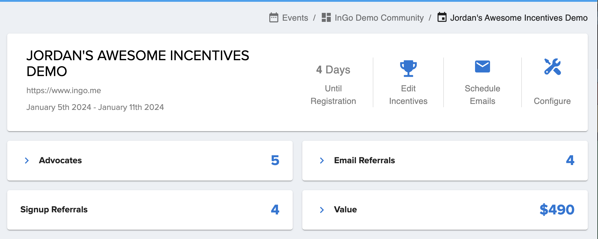 Introducing Incentives - InGo